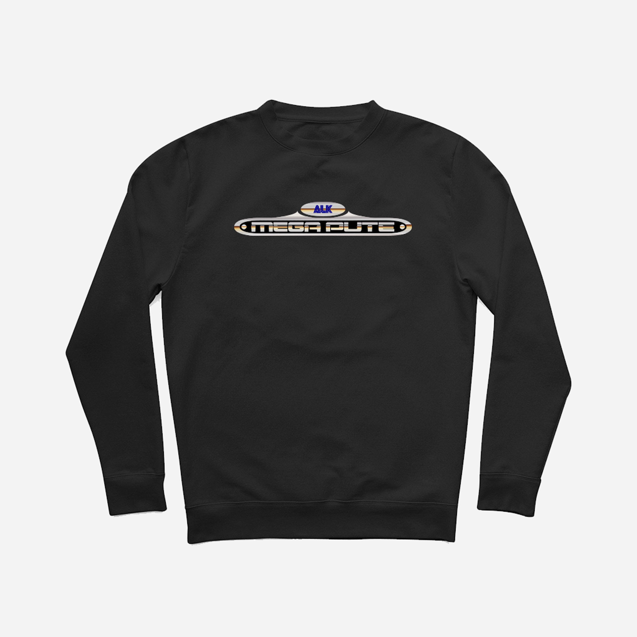SWEAT-SHIRT COL ROND | "16 BITS" - Noir – ALKPOTE